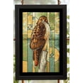 Red-tailed Hawk Stained Glass Art by John S Wilson - Walmart.com