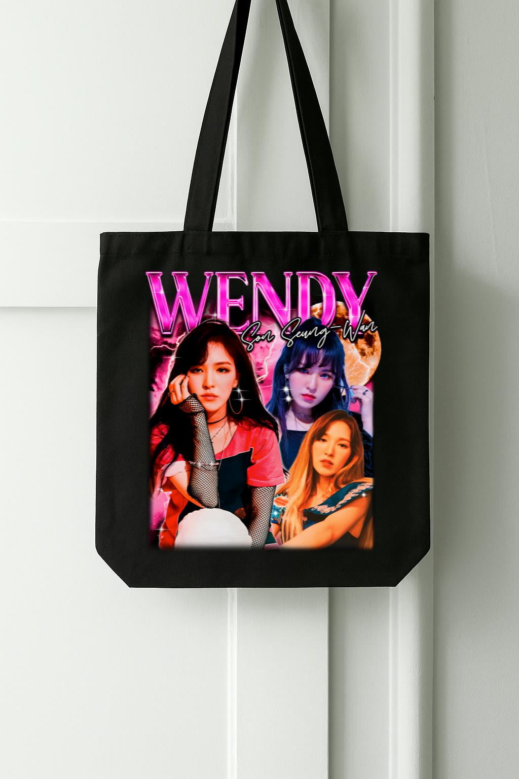 Red velvet Wendy Retro 90s T-Bag - Red Velvet Kpop Bootleg Bag - Kpop Gift for her or him - Kpop ...