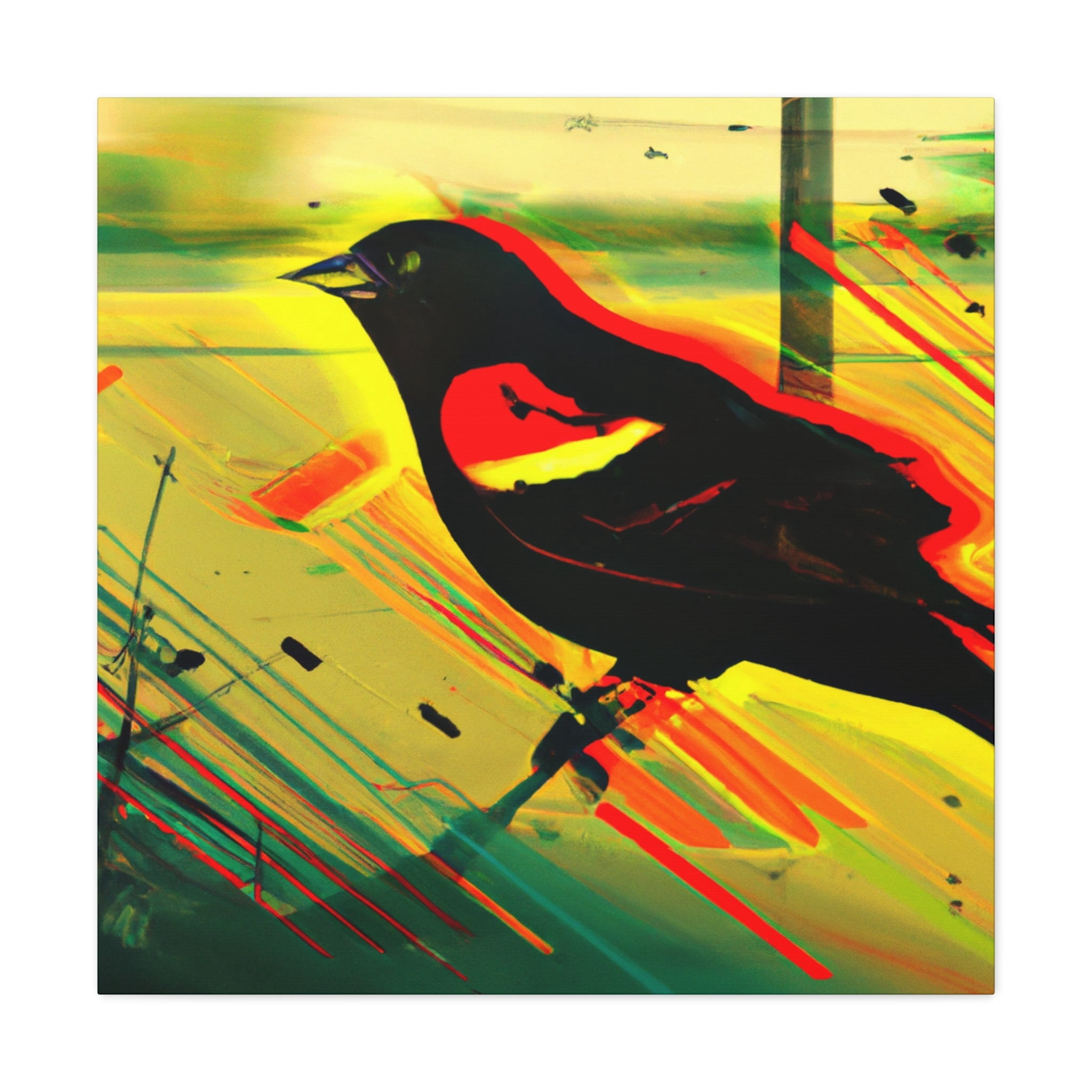 Red-winged Blackbird Joy - Canvas - Walmart.com