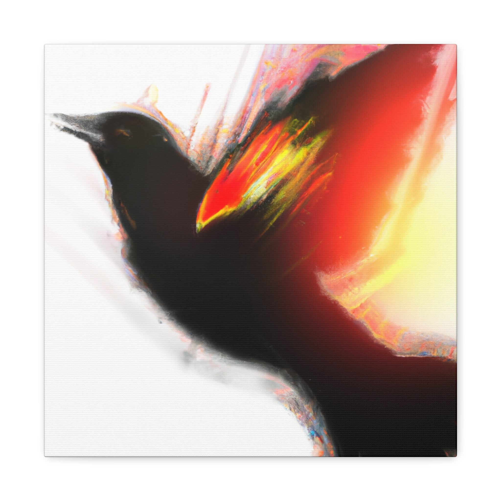 Red-winged Blackbird Splendor - Canvas - Walmart.com