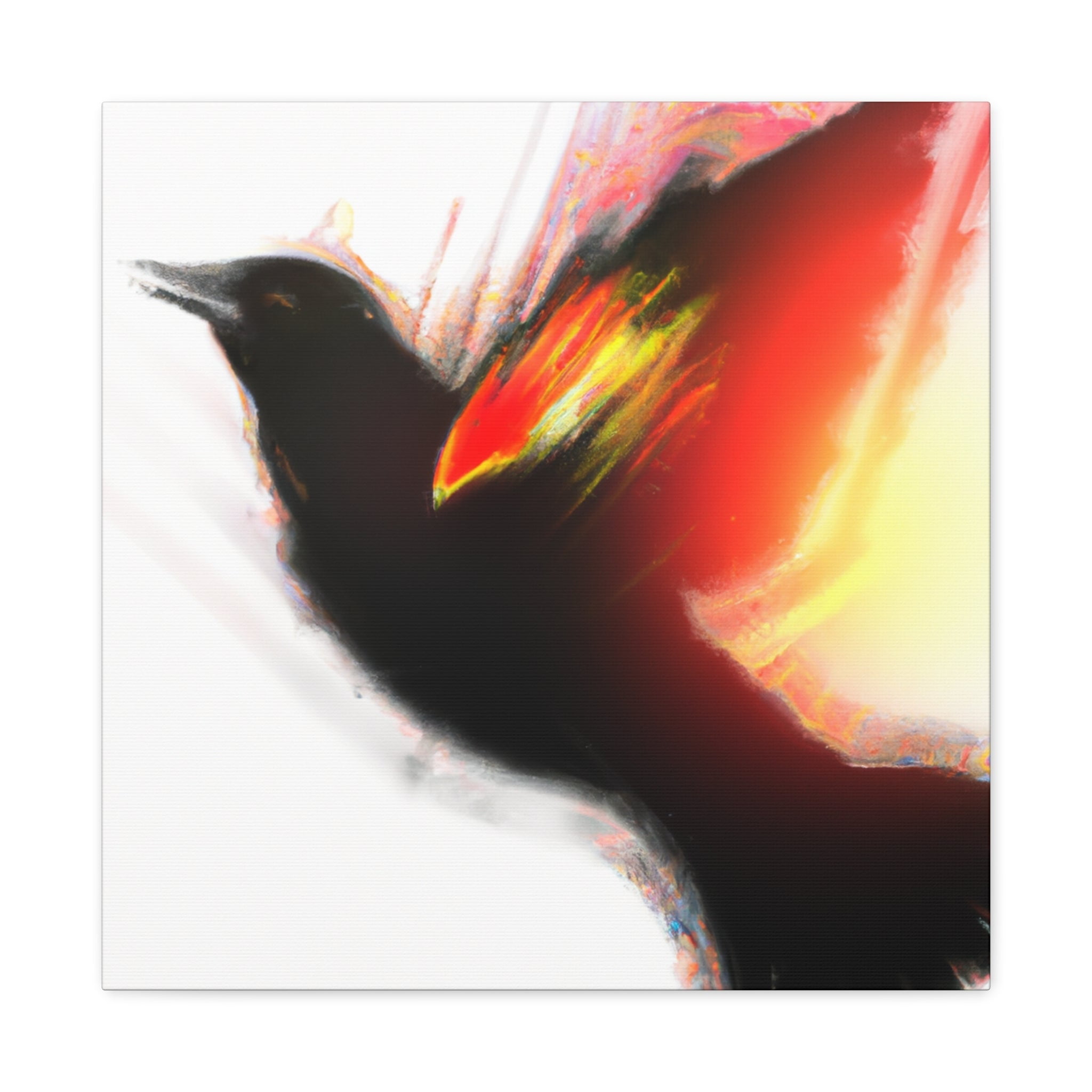 Red-winged Blackbird Splendor - Canvas - Walmart.com