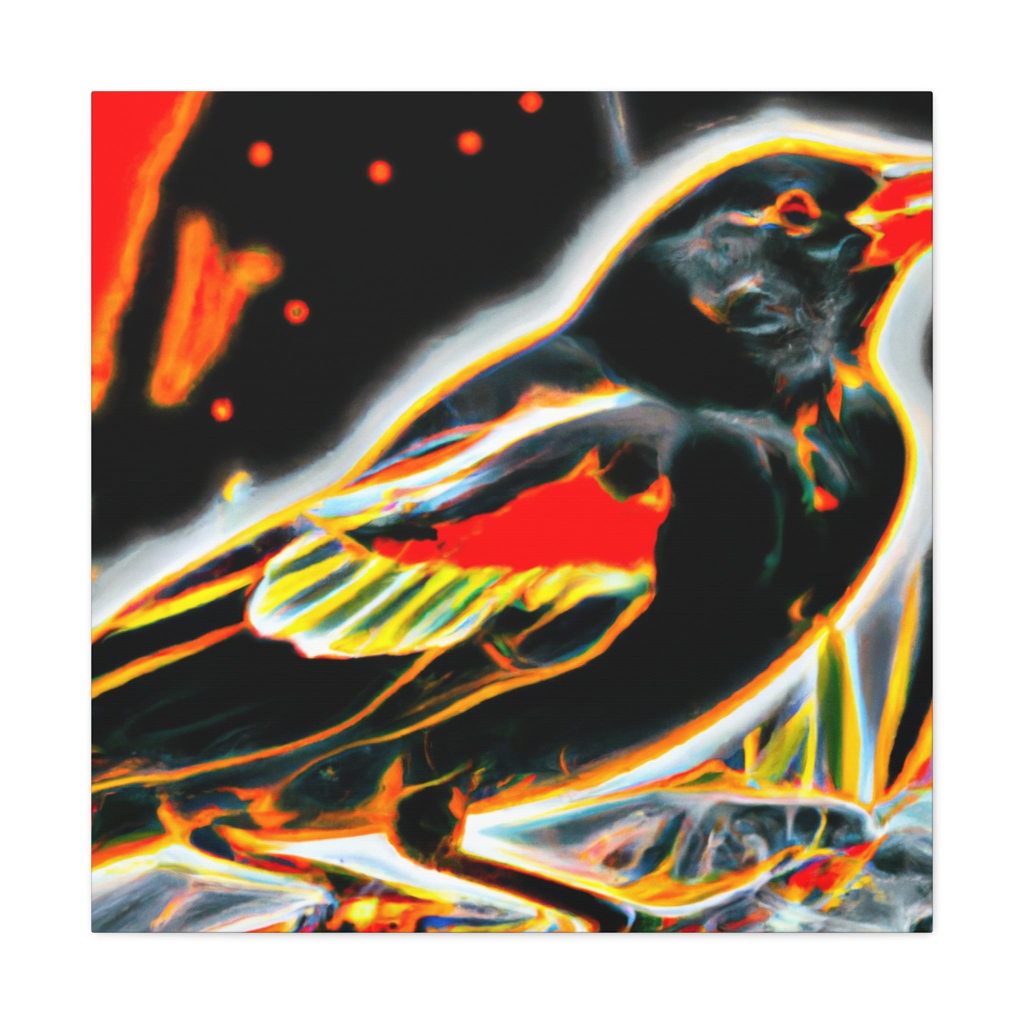 Red-winged Splendor Art - Canvas - Walmart.com
