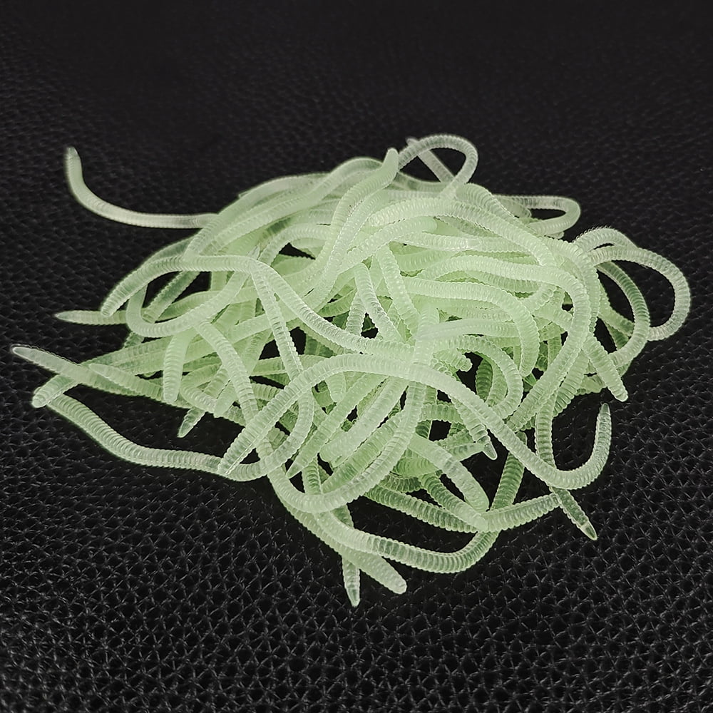 Red worm earthworm plus fishy fake bait simulation Luya Soft Bait ...