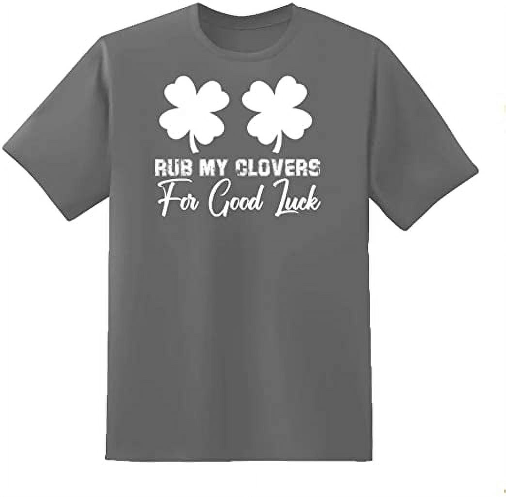 RedBarn Unisex Ash Half Sleeves Cotton Good Luck Graphic T Shirt ...