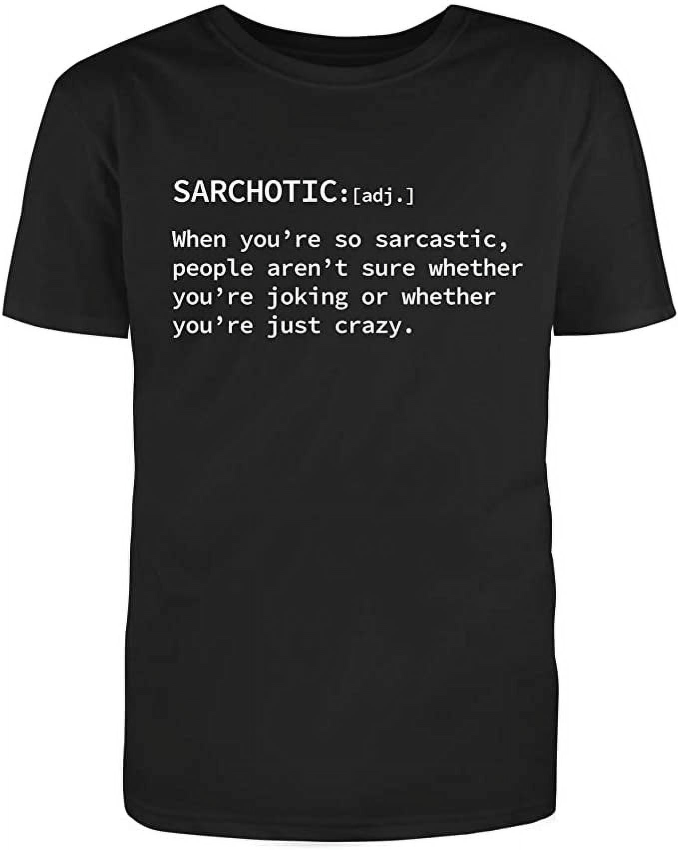 RedBarn Unisex Black Half Sleeves Cotton Sarchotic Defined Graphic ...