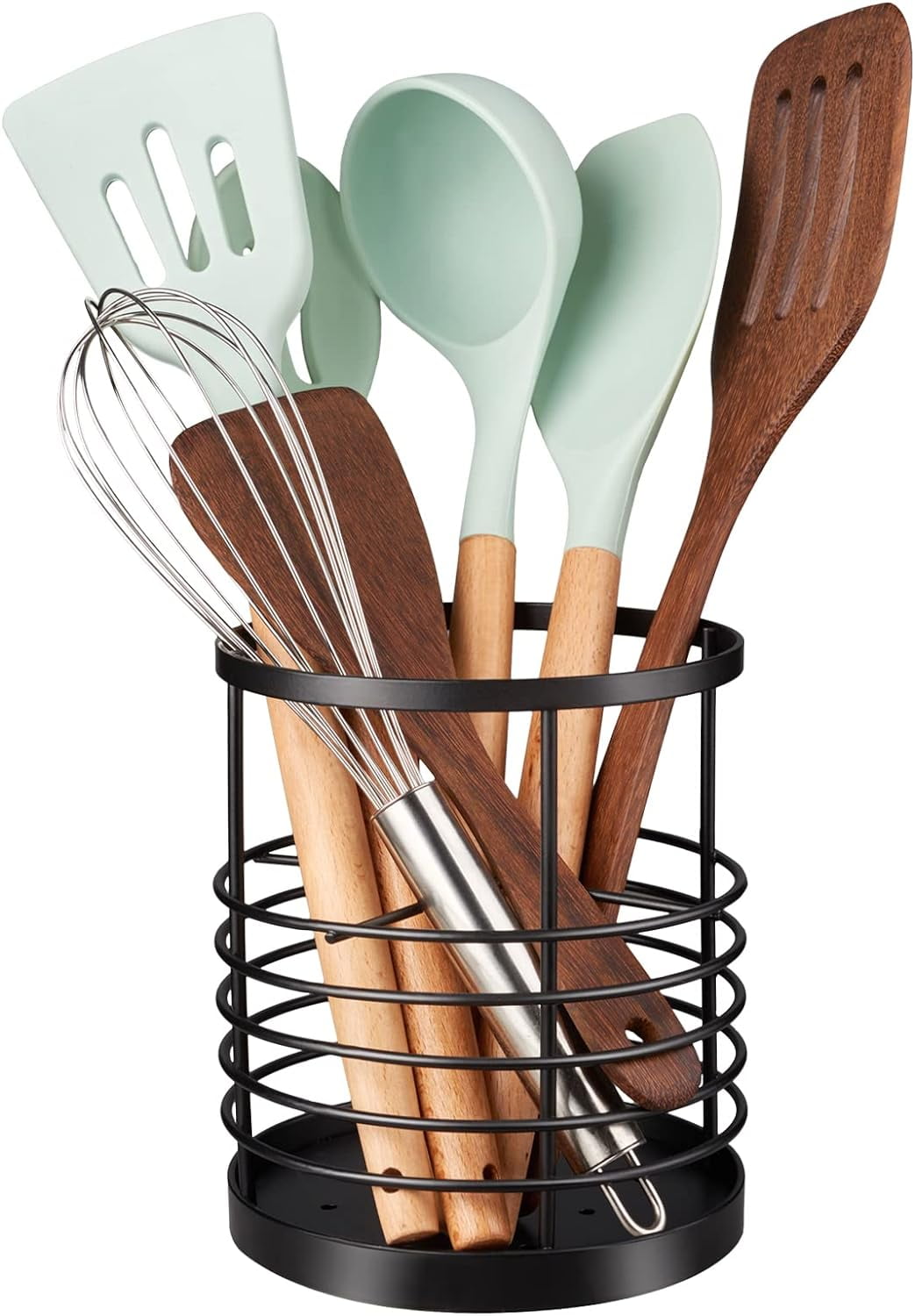 RedCall Utensil Holder for Kitchen Countertop,Metal Spatula Holder ...