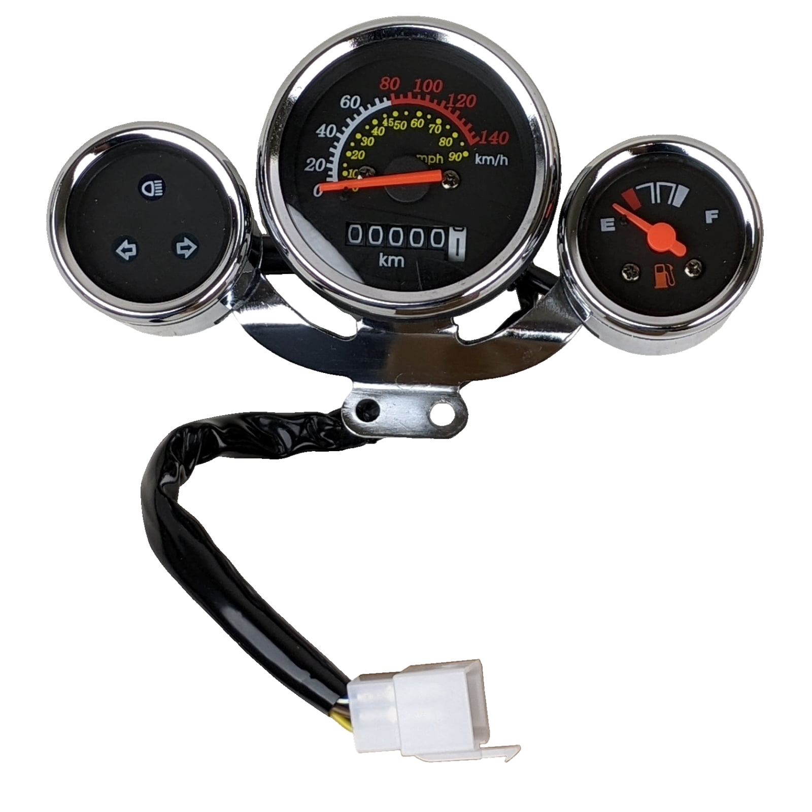 Motorcycle Gauge Cluster Speedometer Odometer Fuel Temp Indicator for ...
