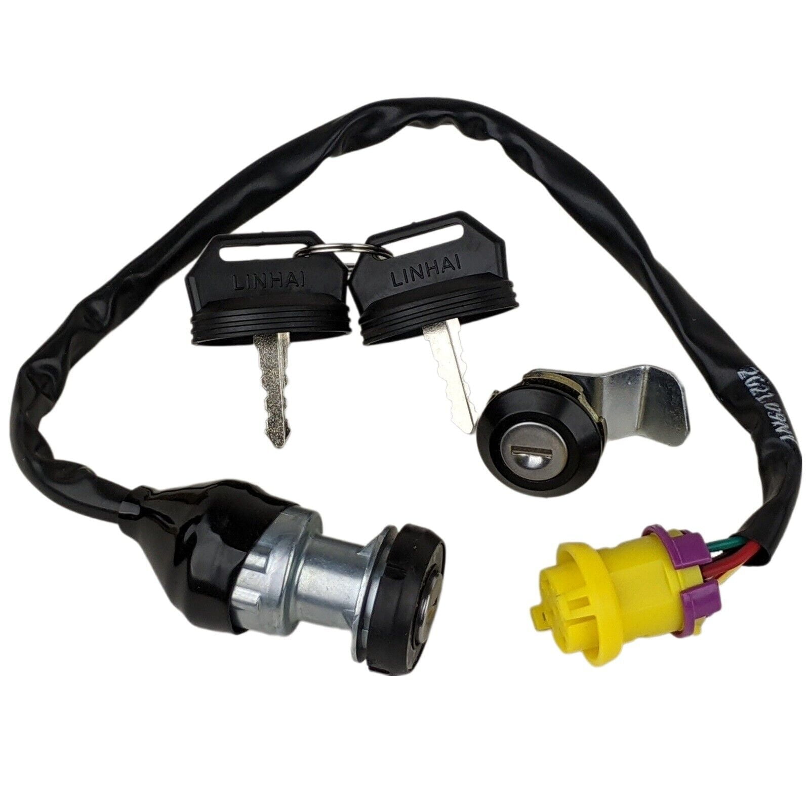 RedCap Waterproof Ignition Key Switch Oem for Linhai Goon Muddy Bighorn ...