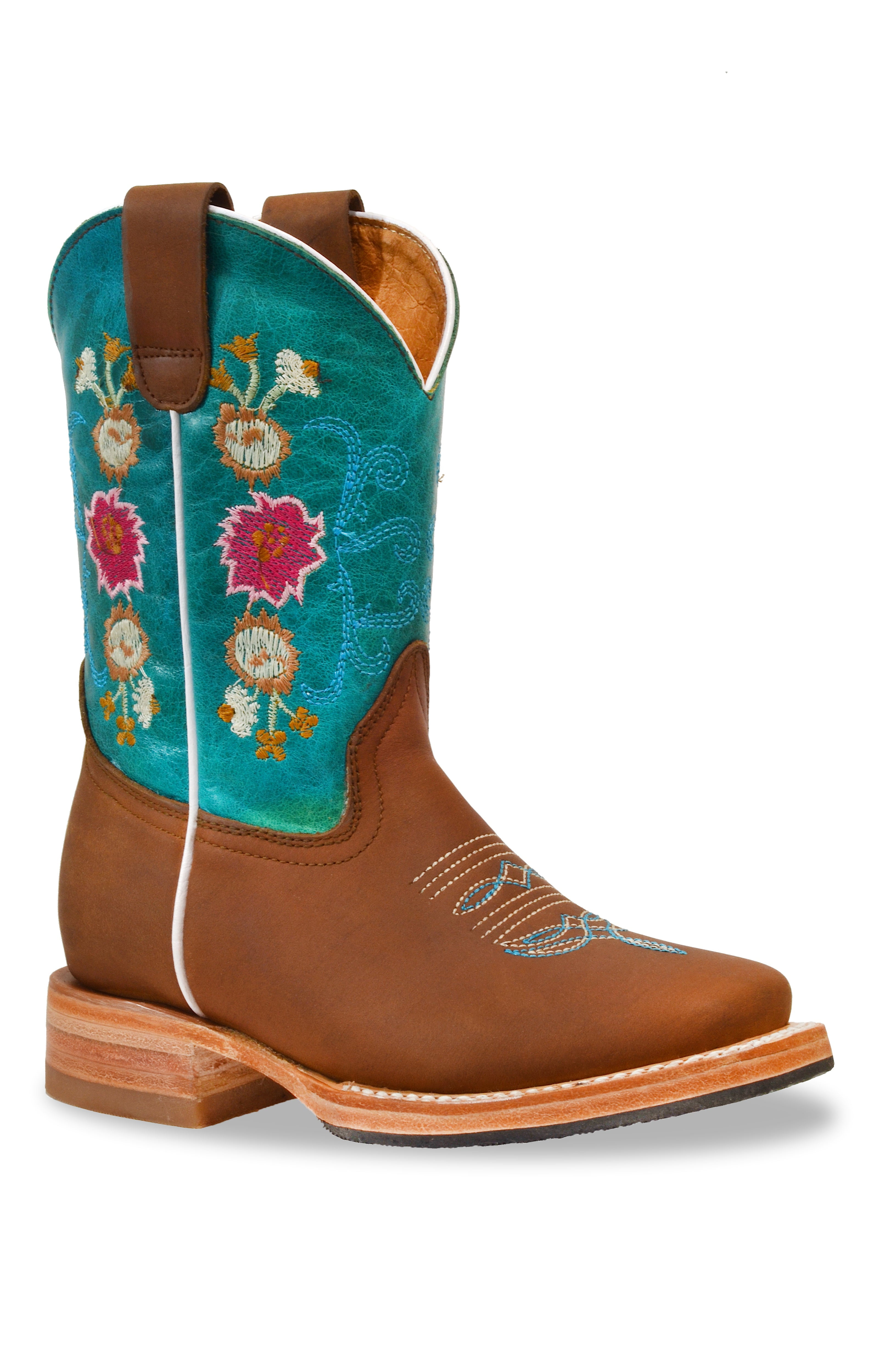 RedHawk Boot Co. Kids Wide Square Toe Cowgirl Boots - Walmart.com