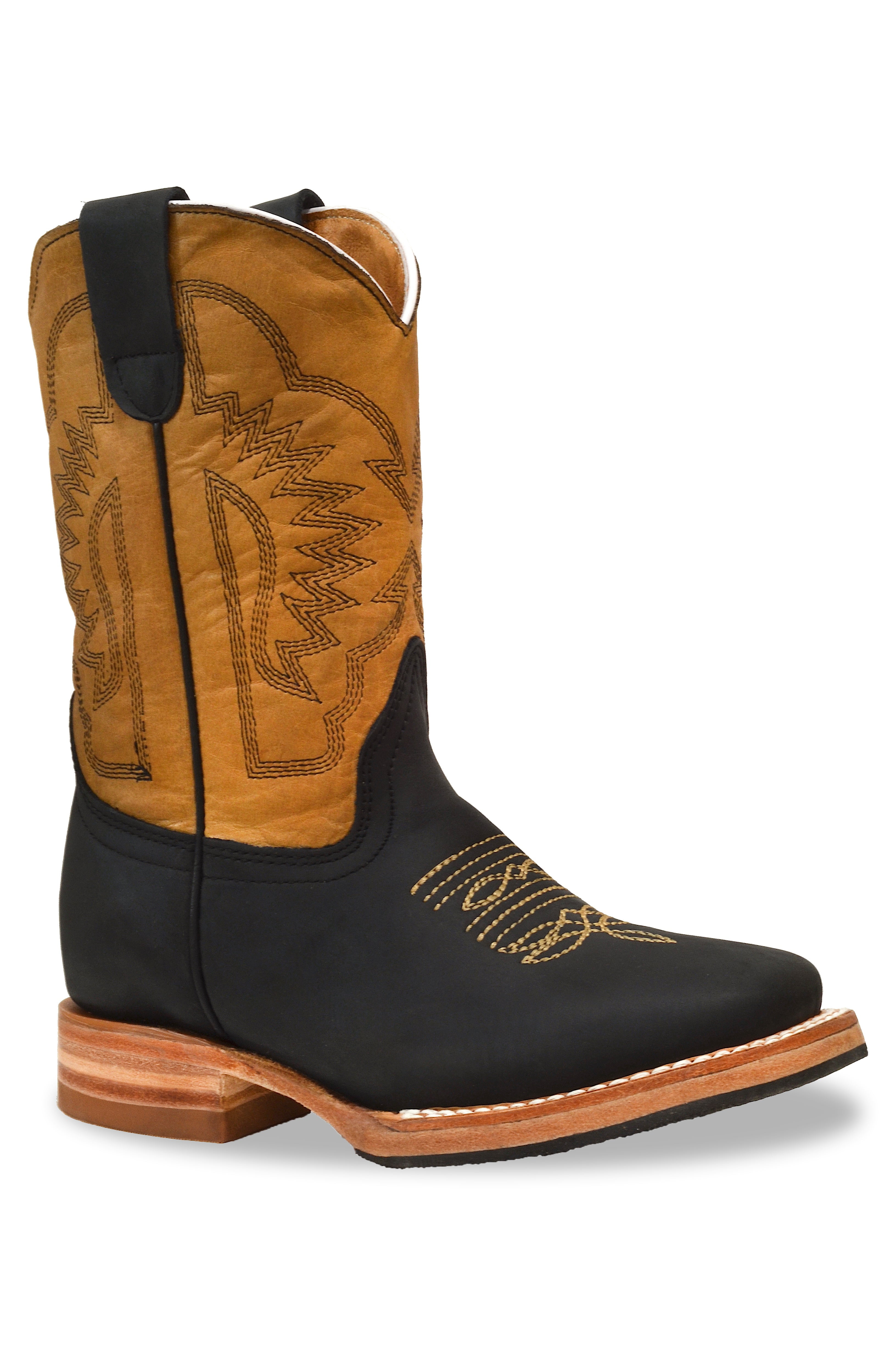 RedHawk Boot Co. Kids Wide Square Toe Cowboy Boots - Walmart.com