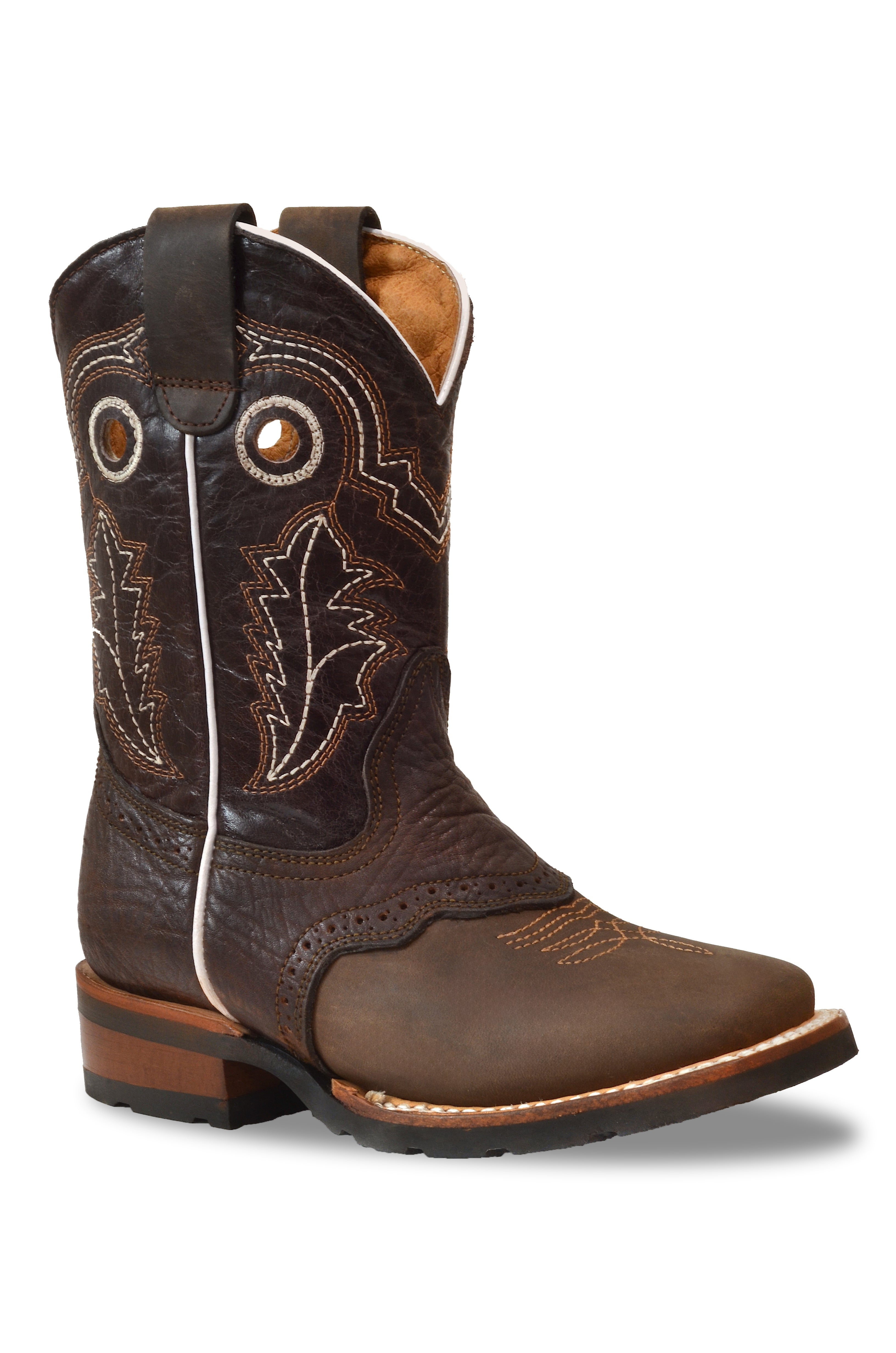 RedHawk Boot Co. Kids Wide Square Toe Cowboy Boots - Walmart.com