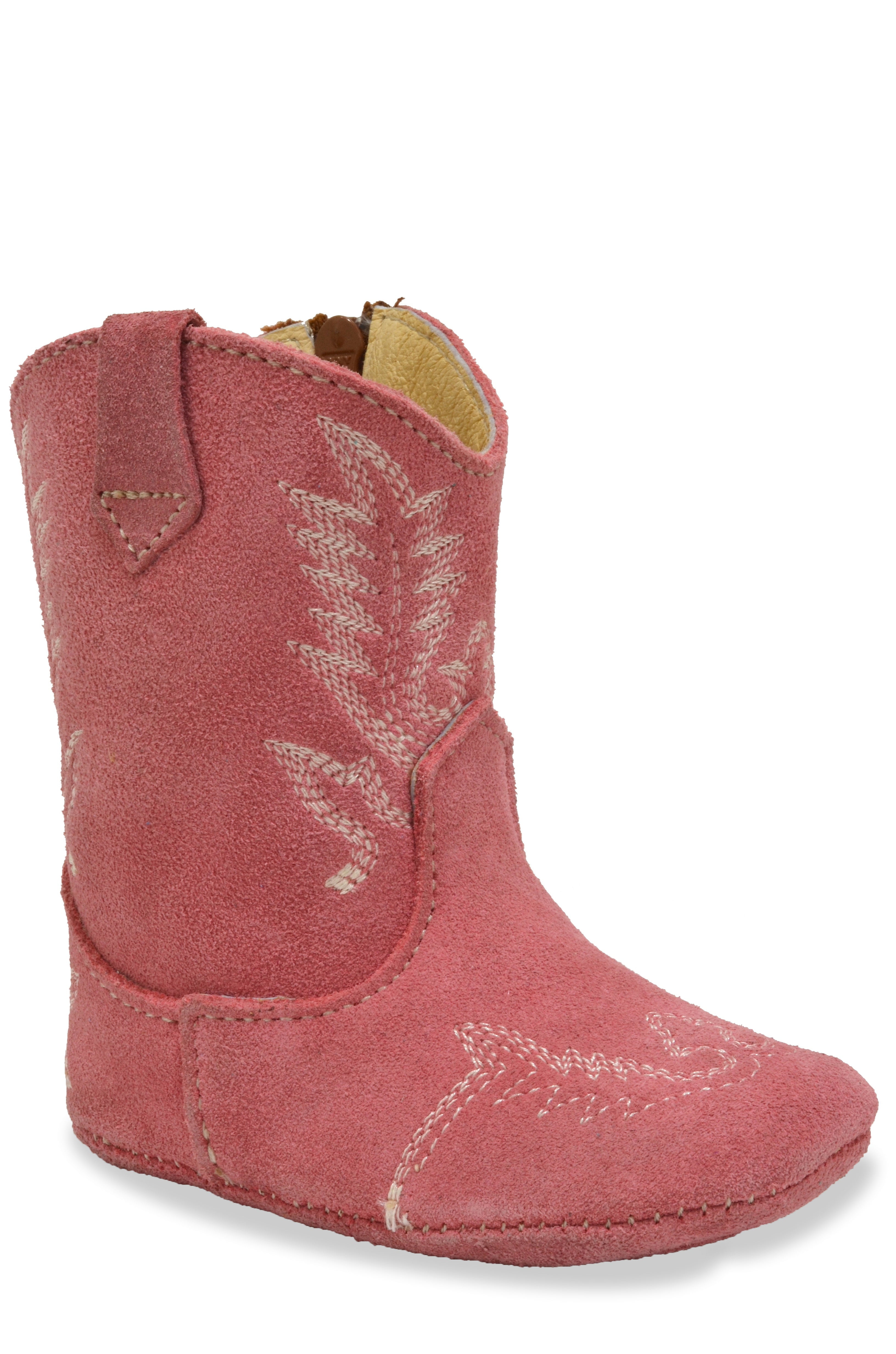 RedHawk Boot Co. Little Cowpokes Square Toe Booties - Walmart.com