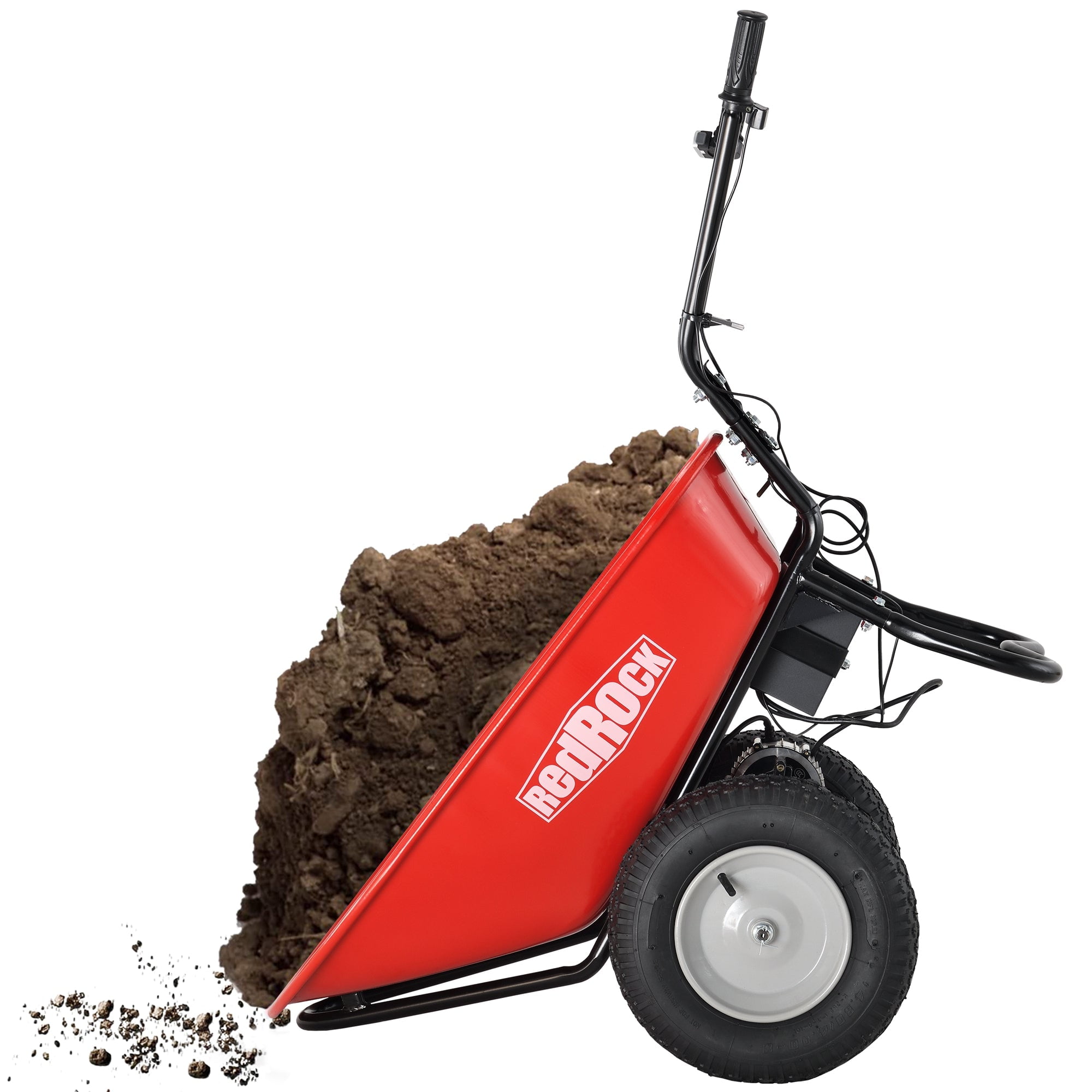 RedRock Wheelbarrow Utility Cart Electric Powered 24V DC 180W AGM ...