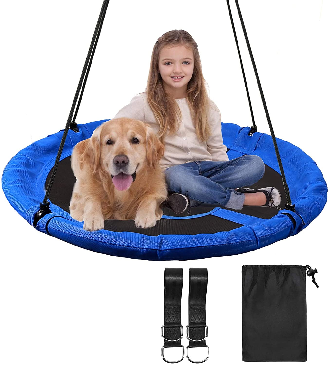 RedSwing 40" Flying Saucer Tree Swing for Kids Outdoor, Large Round ...