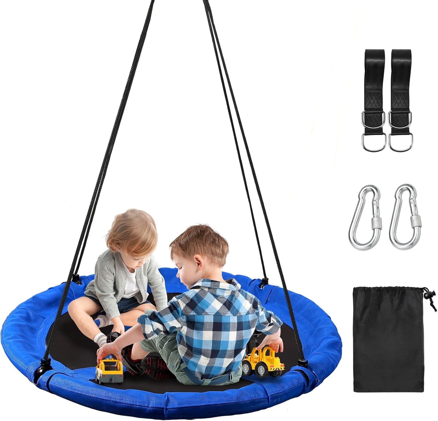 RedSwing 43" Saucer Tree Swing for Kids Indoor Outdoor, Large Round ...