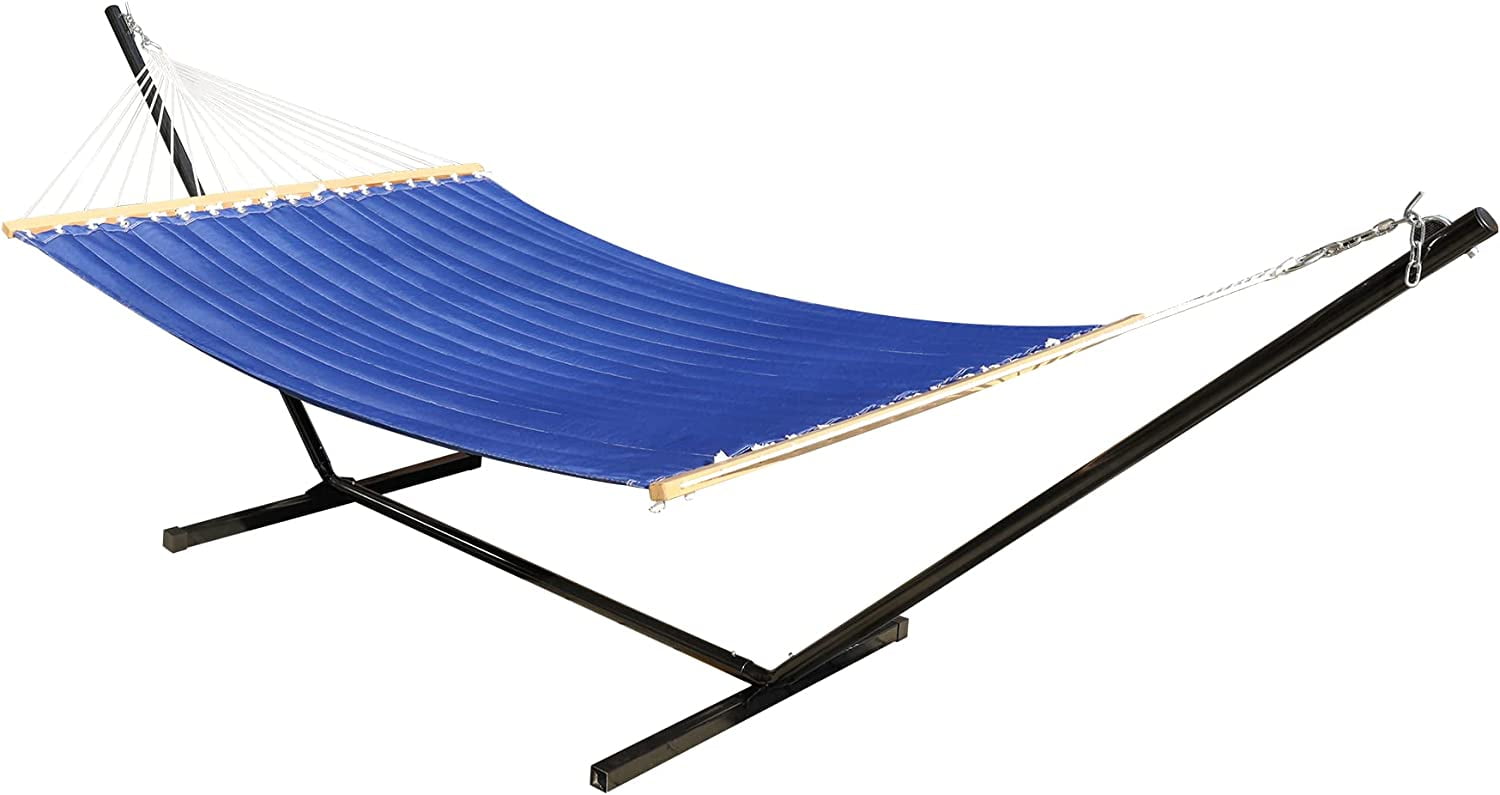 RedSwing Double Hammock with Stand, Portbale 2 Person Cotton Hammock ...