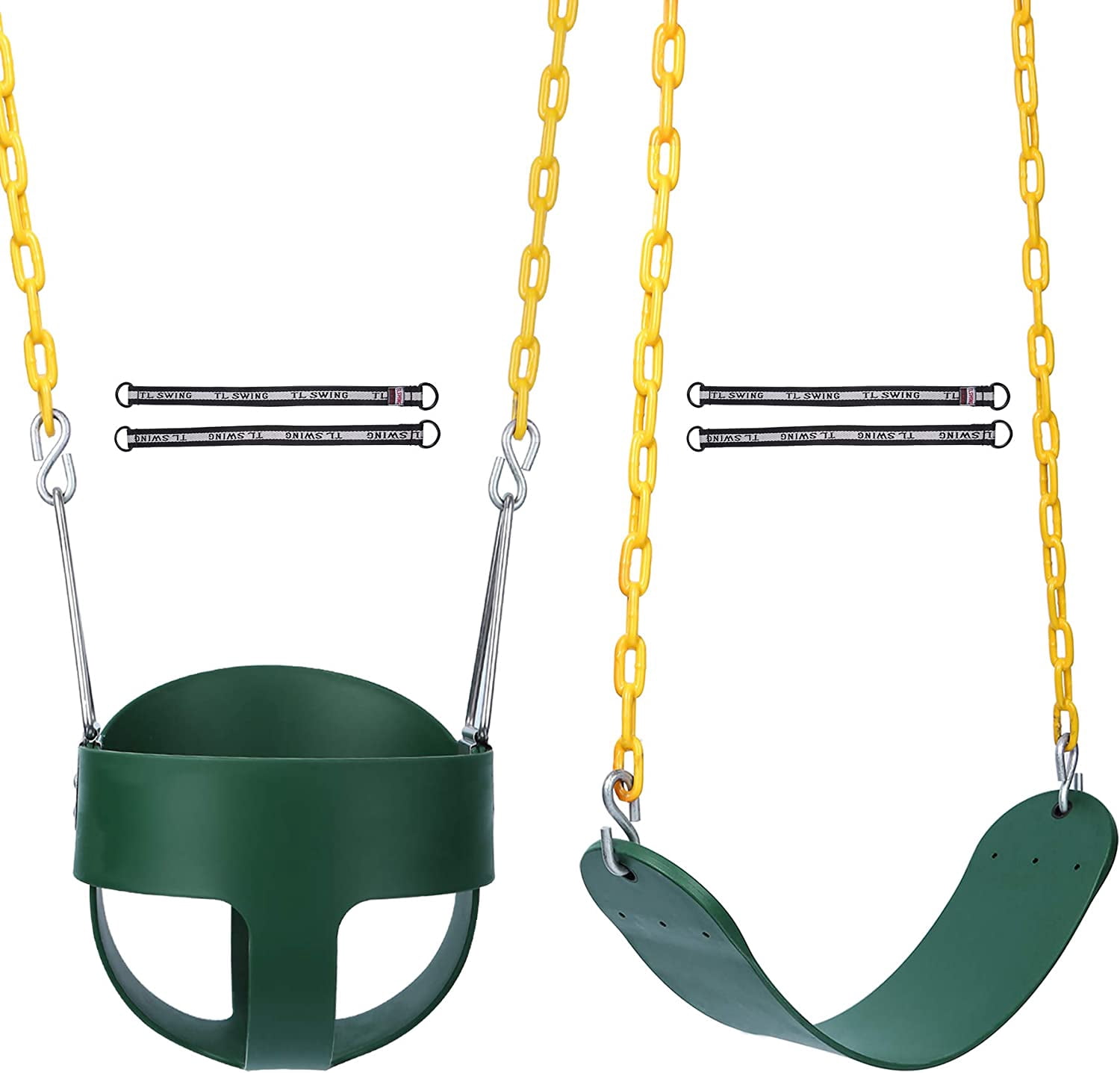 RedSwing High Back Full Bucket Swing with Heavy Duty Swing Seat Combo ...