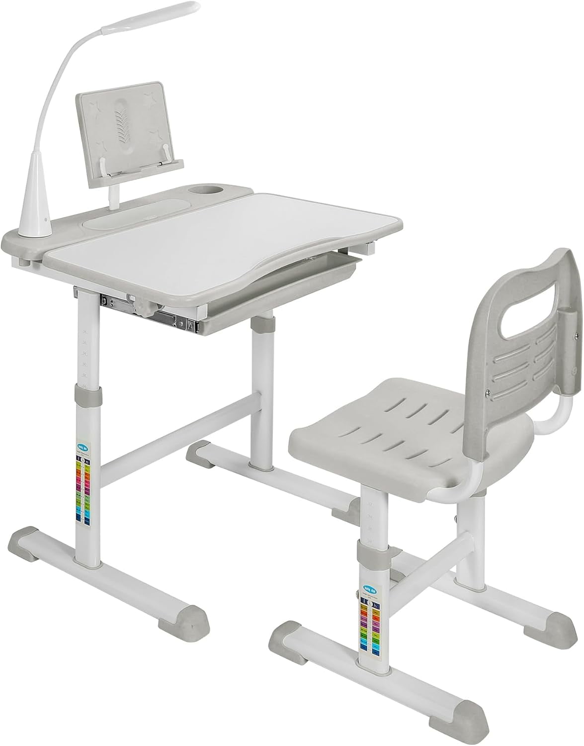 RedSwing Kids Desk and Chair Set, Adjustable Height Children Study ...