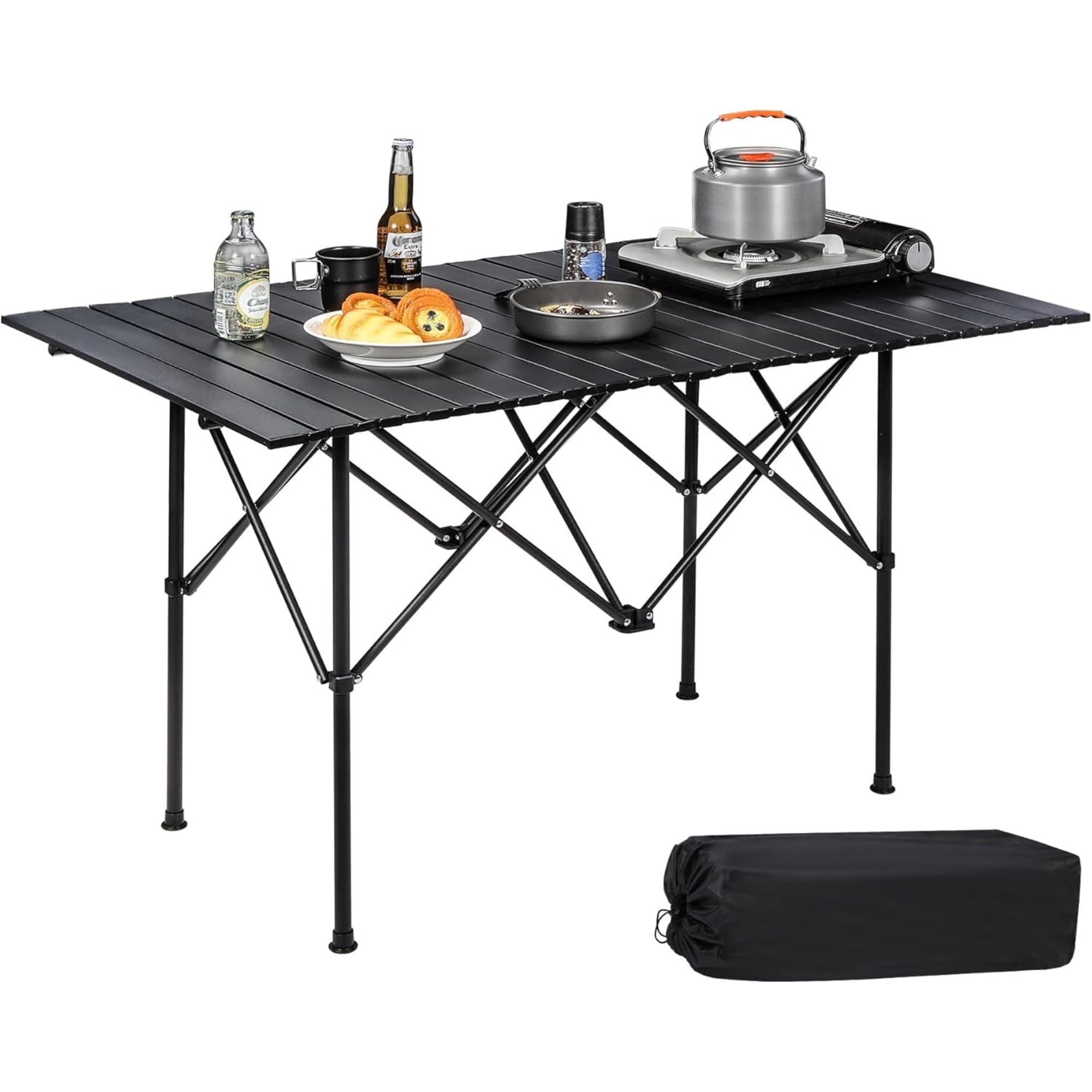 RedSwing Roll Up Camping Tables that Fold Up Lightweight, Portable ...