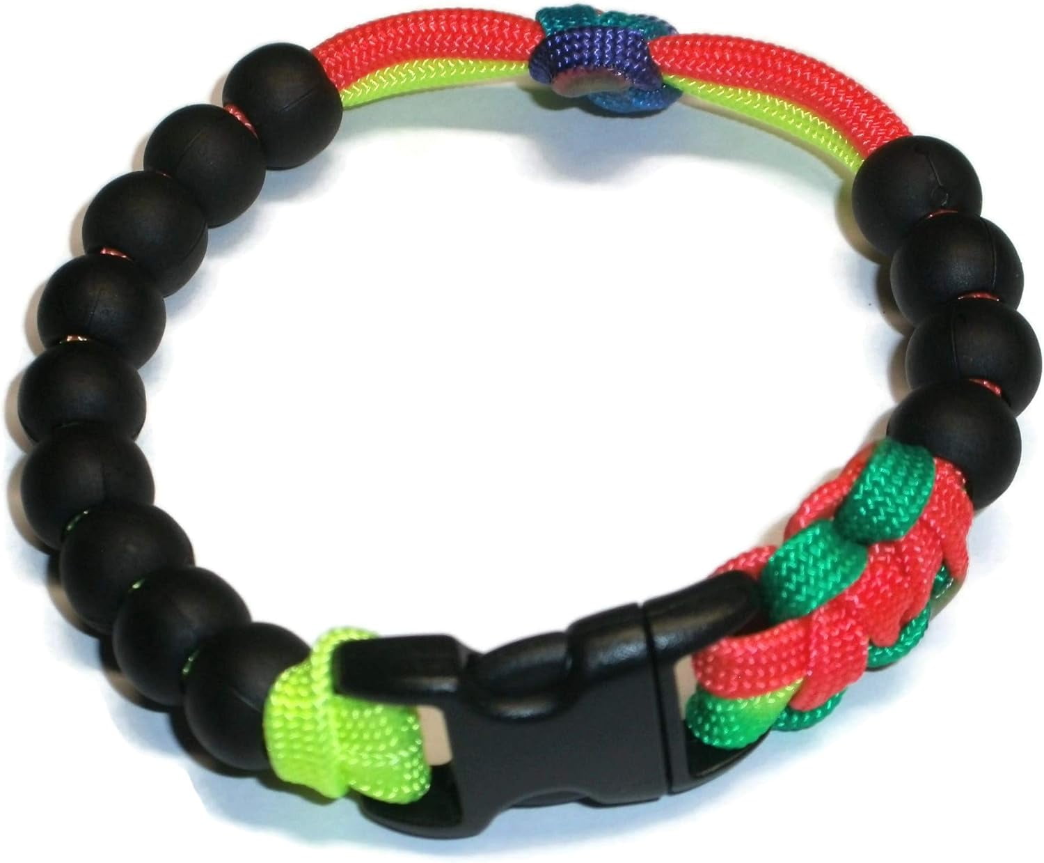RedVex Pace Counter Bead Bracelet - Choose Your Color and Size (Rainbow ...