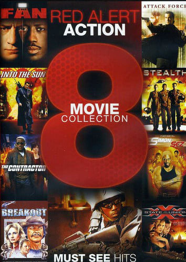 Red Alert Action - 8 Movie Collection (DVD, 2013, 2-Disc Set) NEW ...