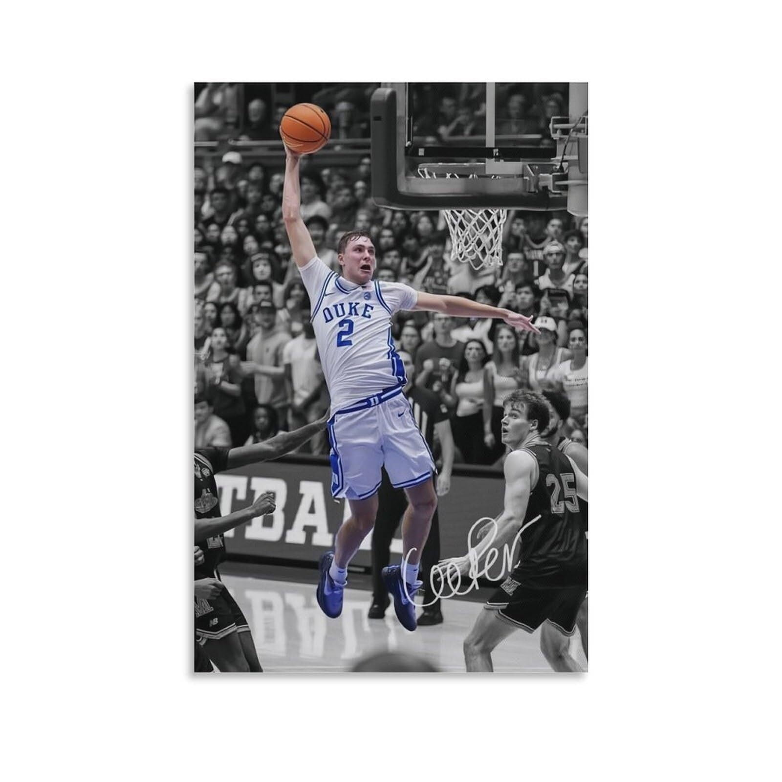 Redamancy American Basketball Player Cooper Flagg Canvas Wall Art ...