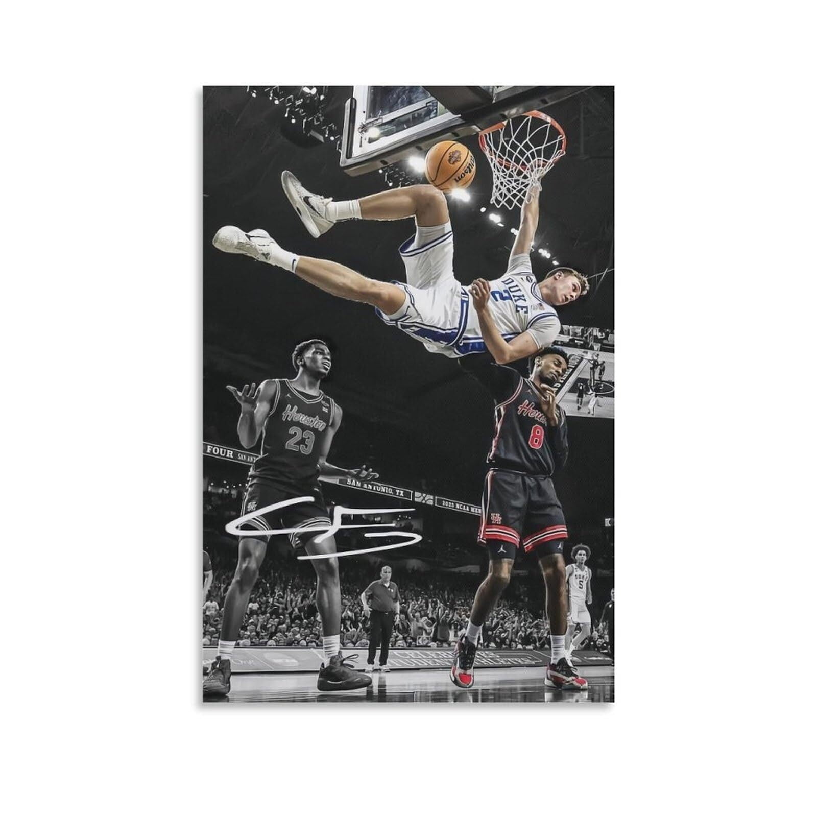 Redamancy American Basketball Player Cooper Flagg Canvas Wall Art ...