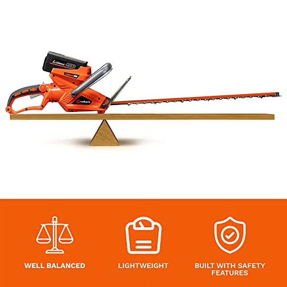 Redback 40V 22” Cordless Hedge Trimmer, (Tool Only) - Walmart.com