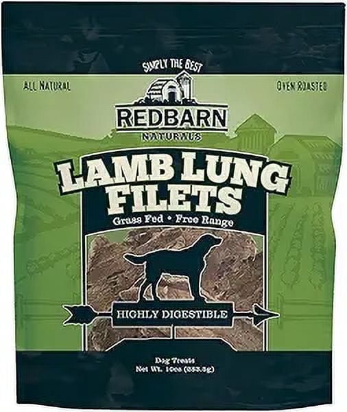 Redbarn All-Natural Lamb Lung Filets for Dogs - Single Ingredient Chew ...