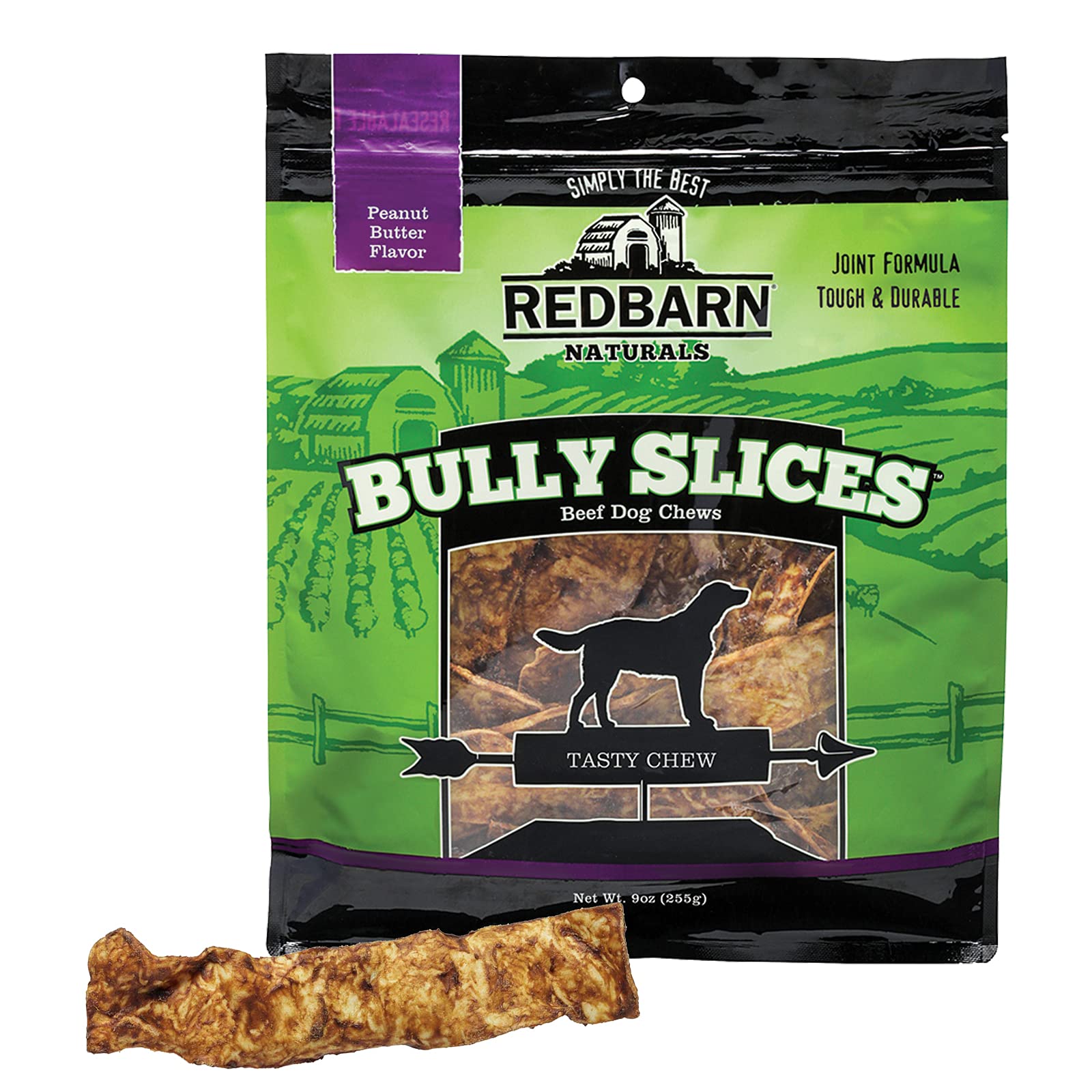 Redbarn Pet Products All-Natural Rawhide Bully AD01 Slices - Peanut ...