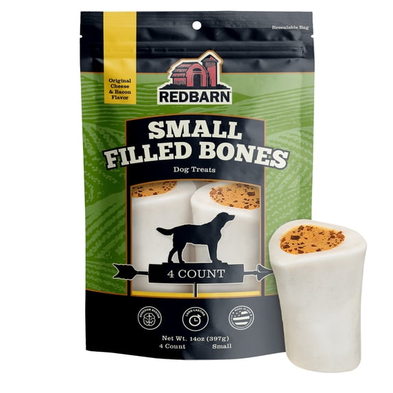 Redbarn Small Filled Bones, Cheese & Bacon - Long Lasting Chew Bones ...