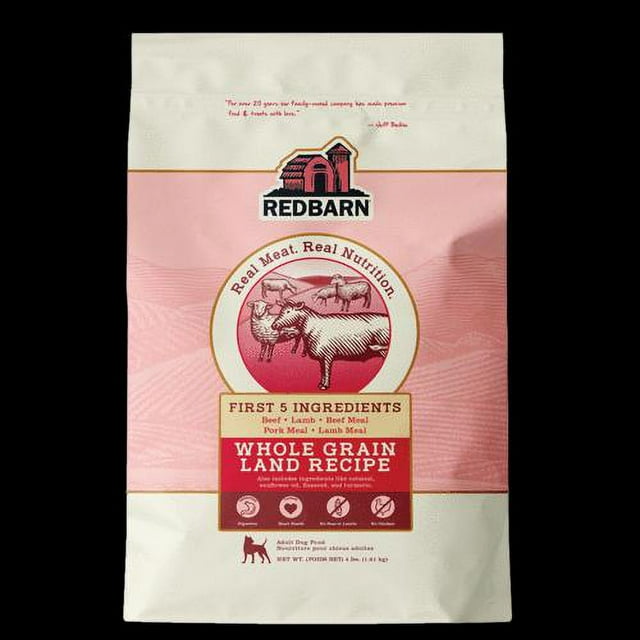 Redbarn Whole Grain Land Recipe Dog Food 22 lb - Walmart.com