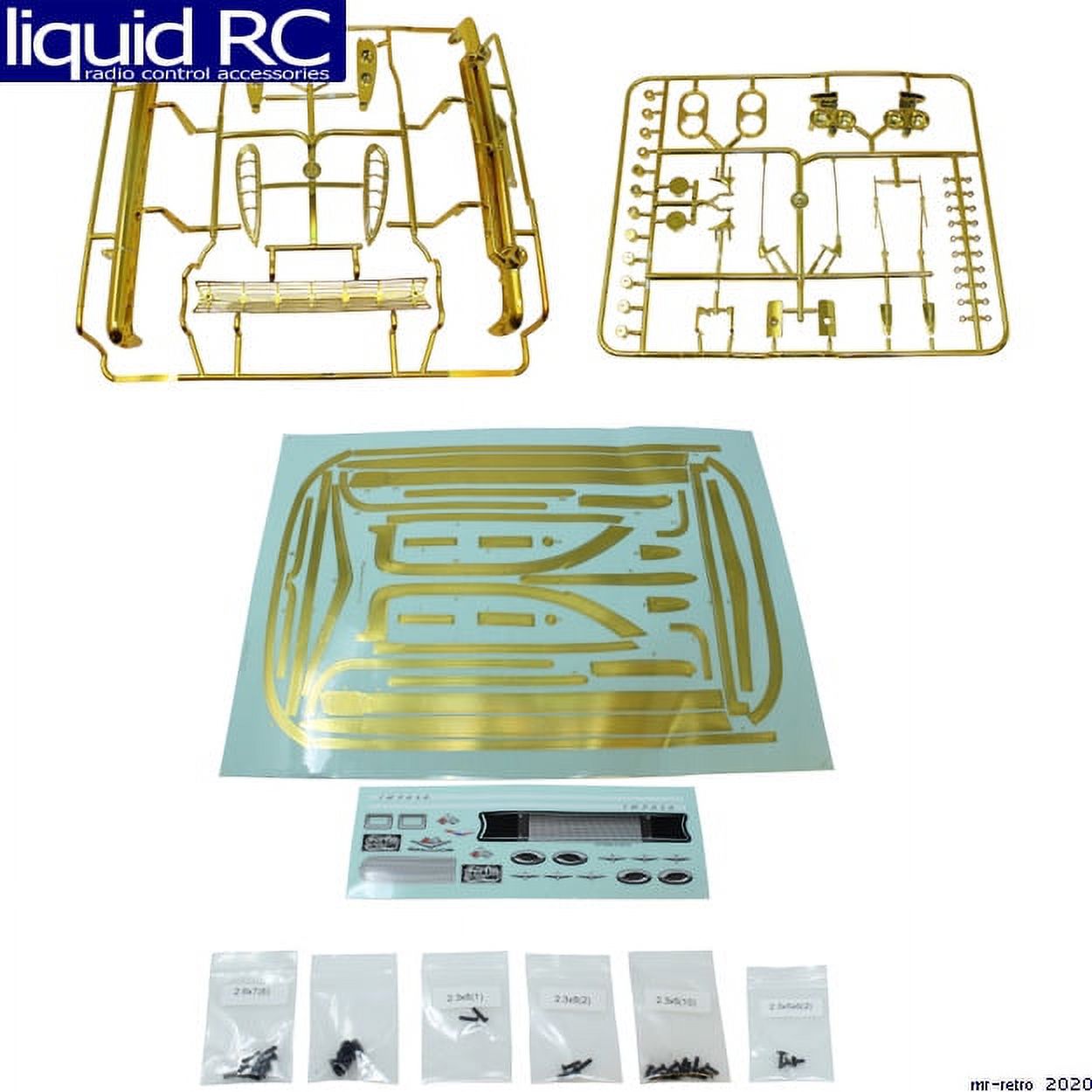 Redcat Racing 15536 59 Impala Body Parts (Gold) (1set) - Walmart.com