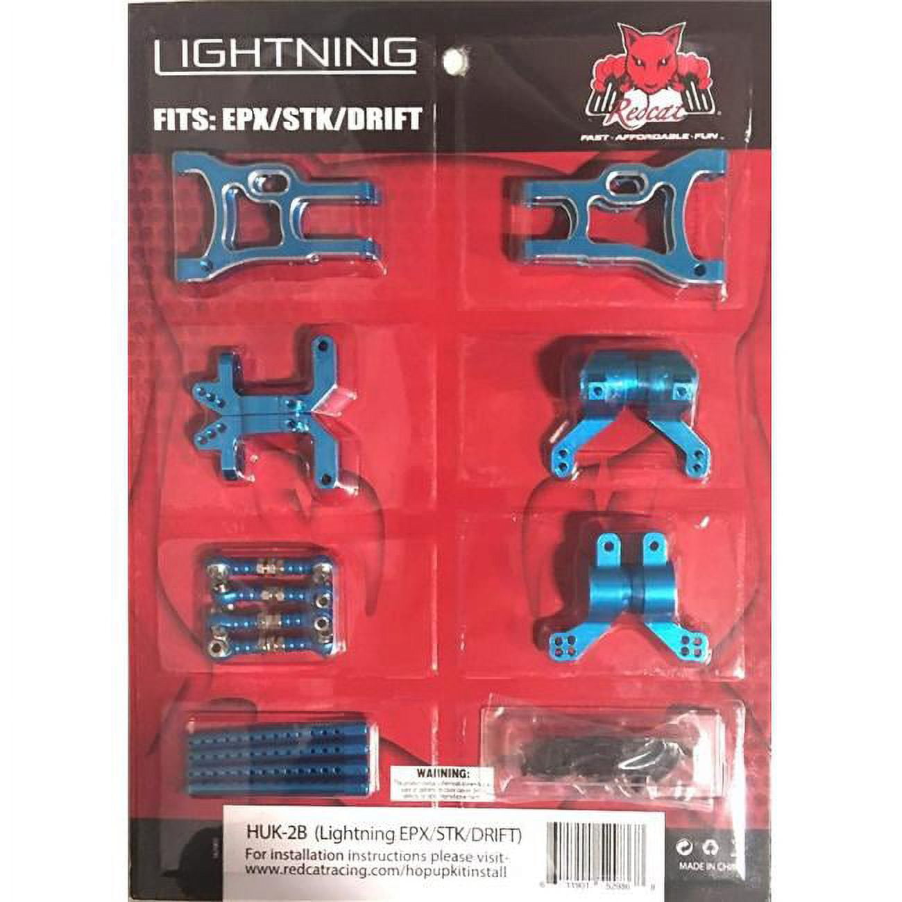 Redcat Racing HUK-2B Aluminum Hop-Up Upgrade Kit for Lightning STK, EPX ...