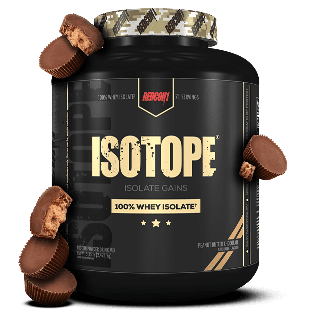 Redcon1 Isotope Whey Protein Isolate Powder, Muscle Mass, Clean, Peanut ...