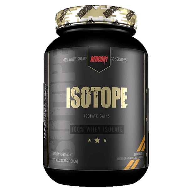 Redcon1, Isotope 2lb, Whey Protein Isolate, Chocolate, Powder, 30 ...