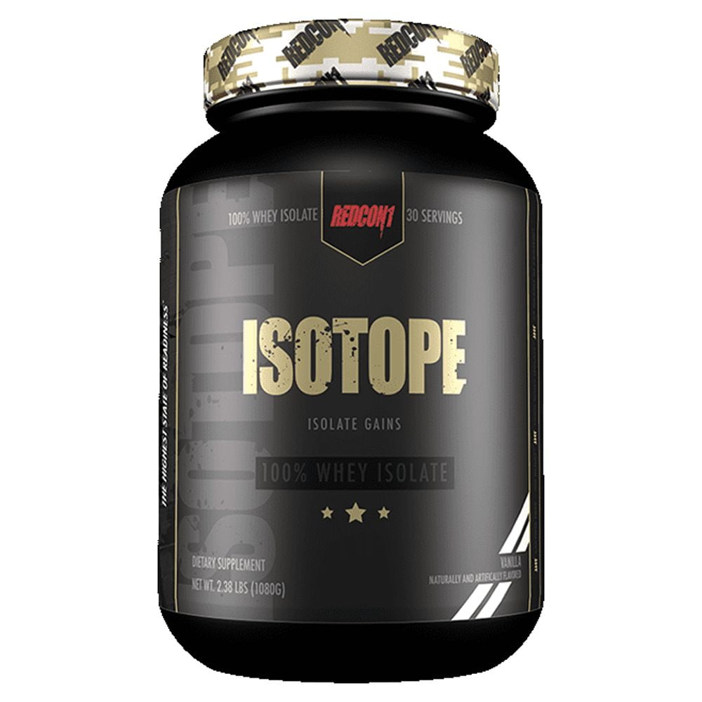 Redcon1 Isotope Whey Protein Isolate for Muscle Gain, Vanilla Powder ...