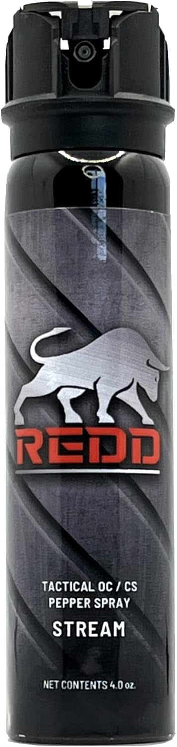 Redd, Tactical Blend OC/CS Pepper Spray - Flip Top Stream (4 oz ...