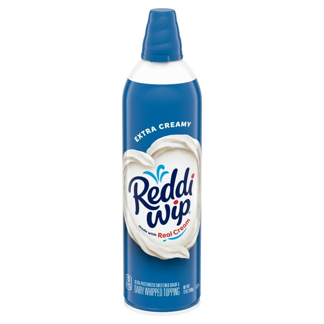 Reddi-wip Extra Creamy Whipped Topping Made with Real Cream, 13 oz ...