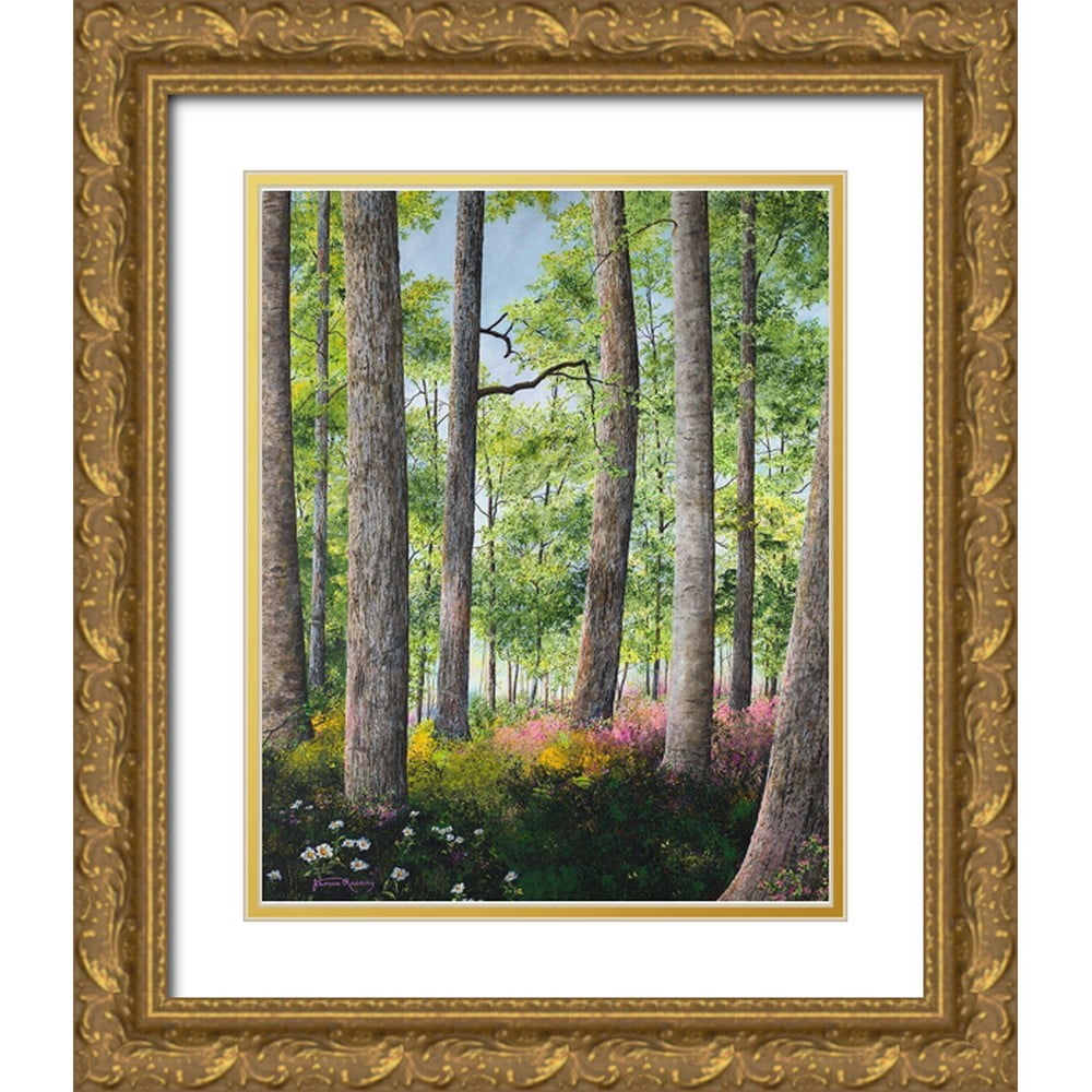 Redding, James 15x18 Gold Ornate Wood Framed with Double Matting Museum ...