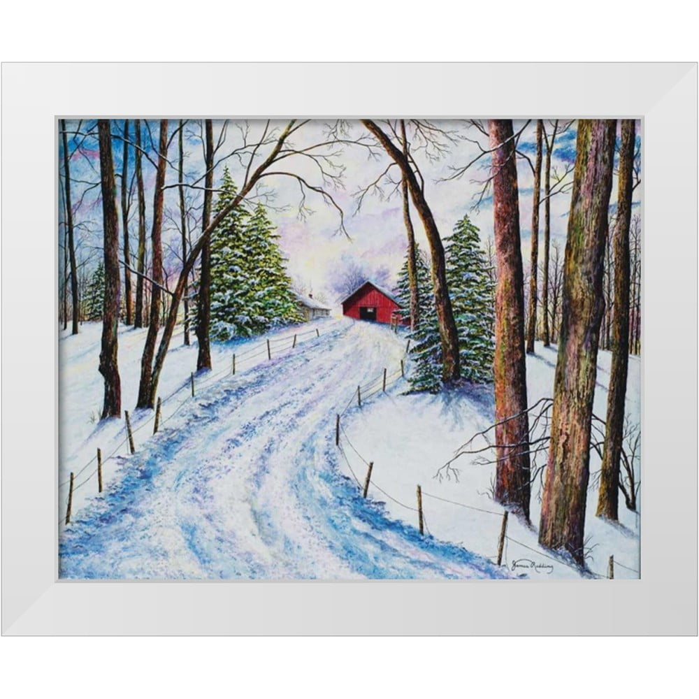 Redding, James 18x15 White Modern Wood Framed Museum Art Print Titled ...