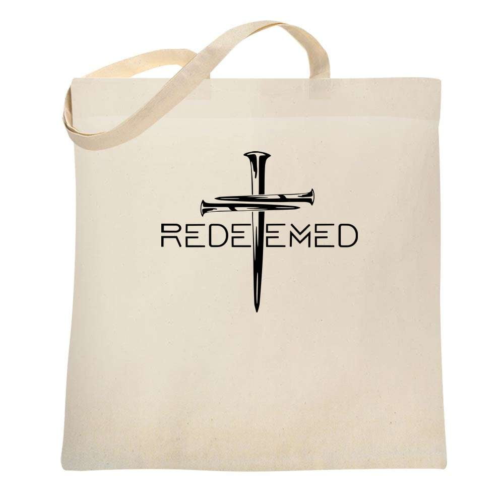 Redeemed Cross Nails Christian Ephesians Tote Bag - Walmart.com