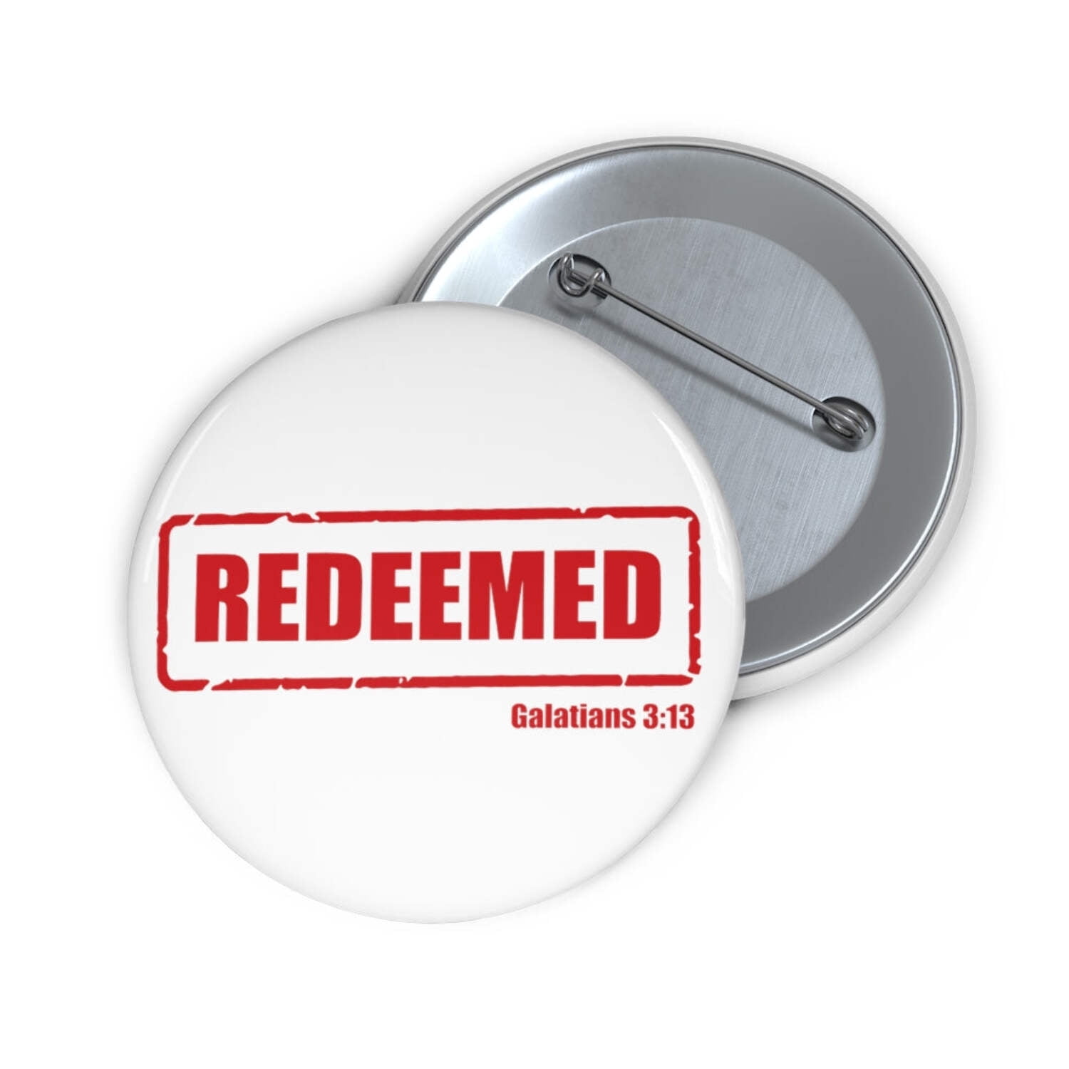 Redeemed Custom Pin Buttons - Walmart.com