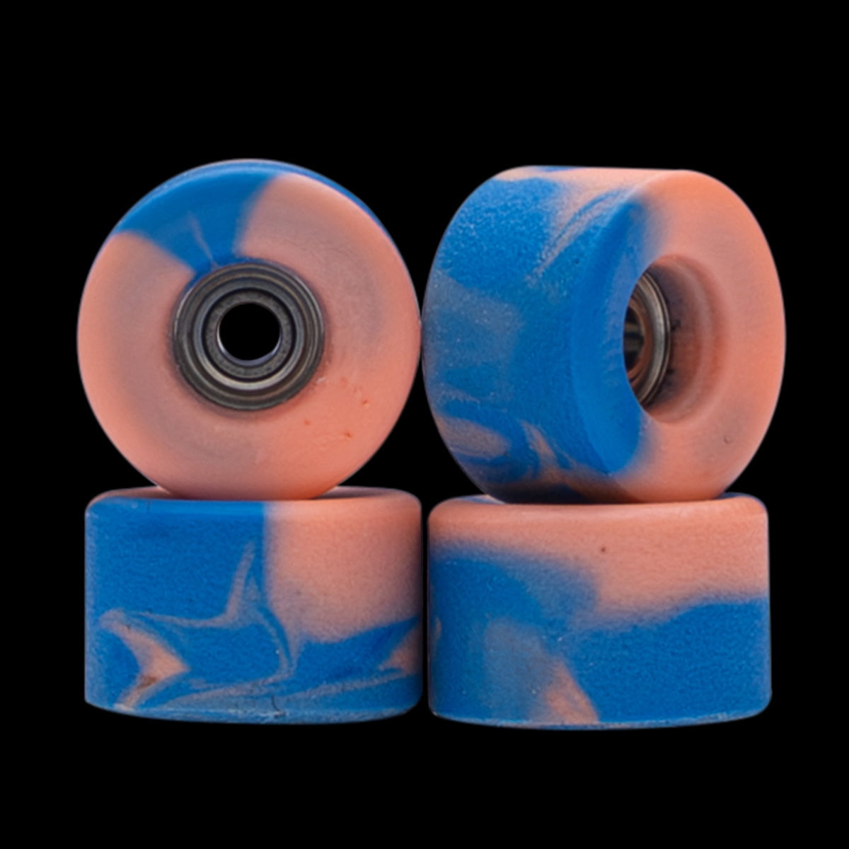 Redemption Abstract Fingerboard Wheels - Big Bowl Peach and Blue ...