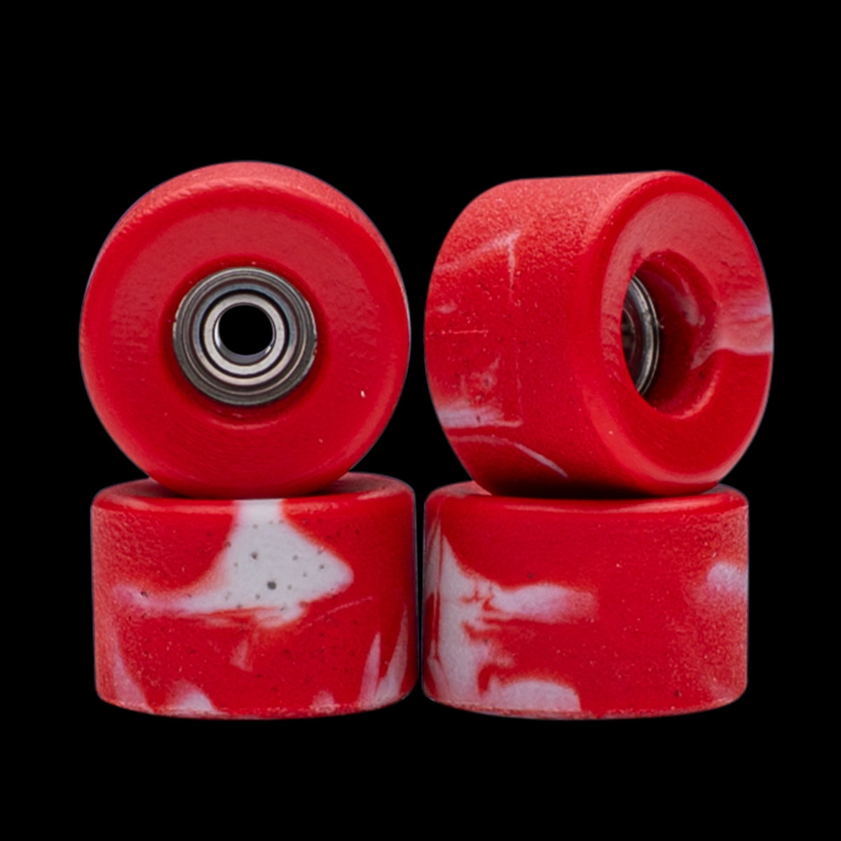 Redemption Abstract Fingerboard Wheels - Big Bowl Red and Gray ...