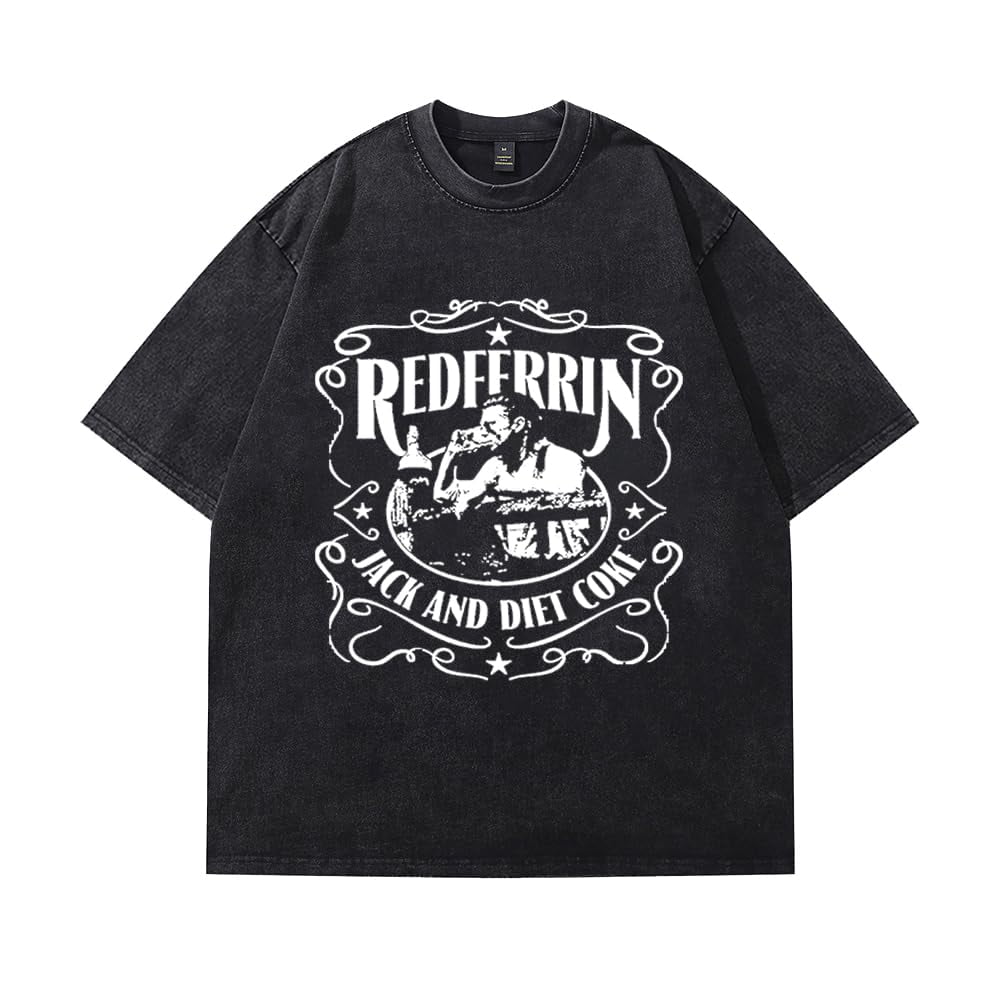 Redferrin Tour 2025 Washed T-Shirt Women Men Crewneck Short Sleeve ...