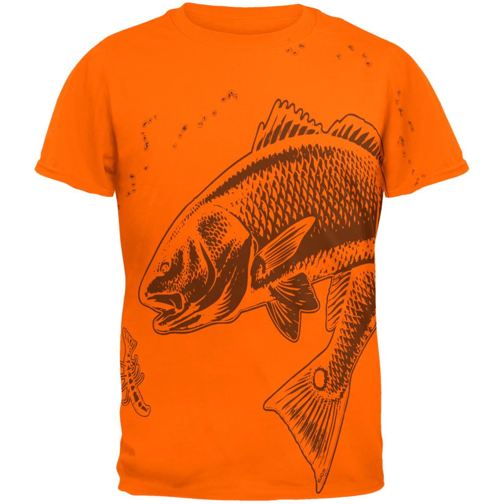 Redfish Red Drum Fish Mens T Shirt - Walmart.com