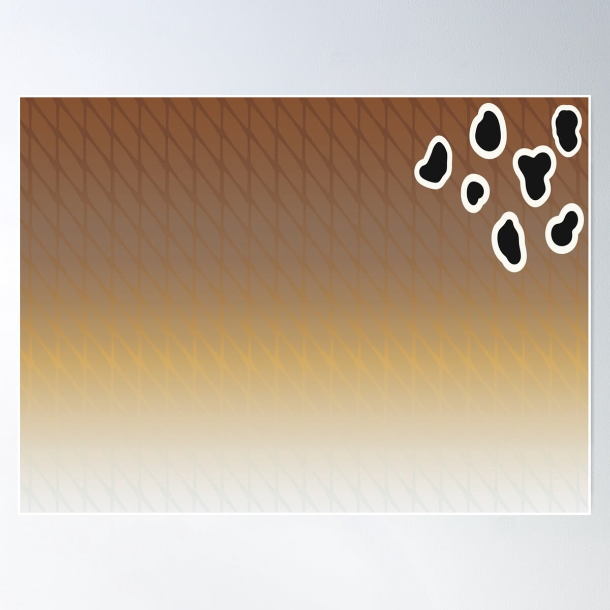 Redfish Redrum Skin Pattern Saltwater Fishing Design Poster Wall Art ...