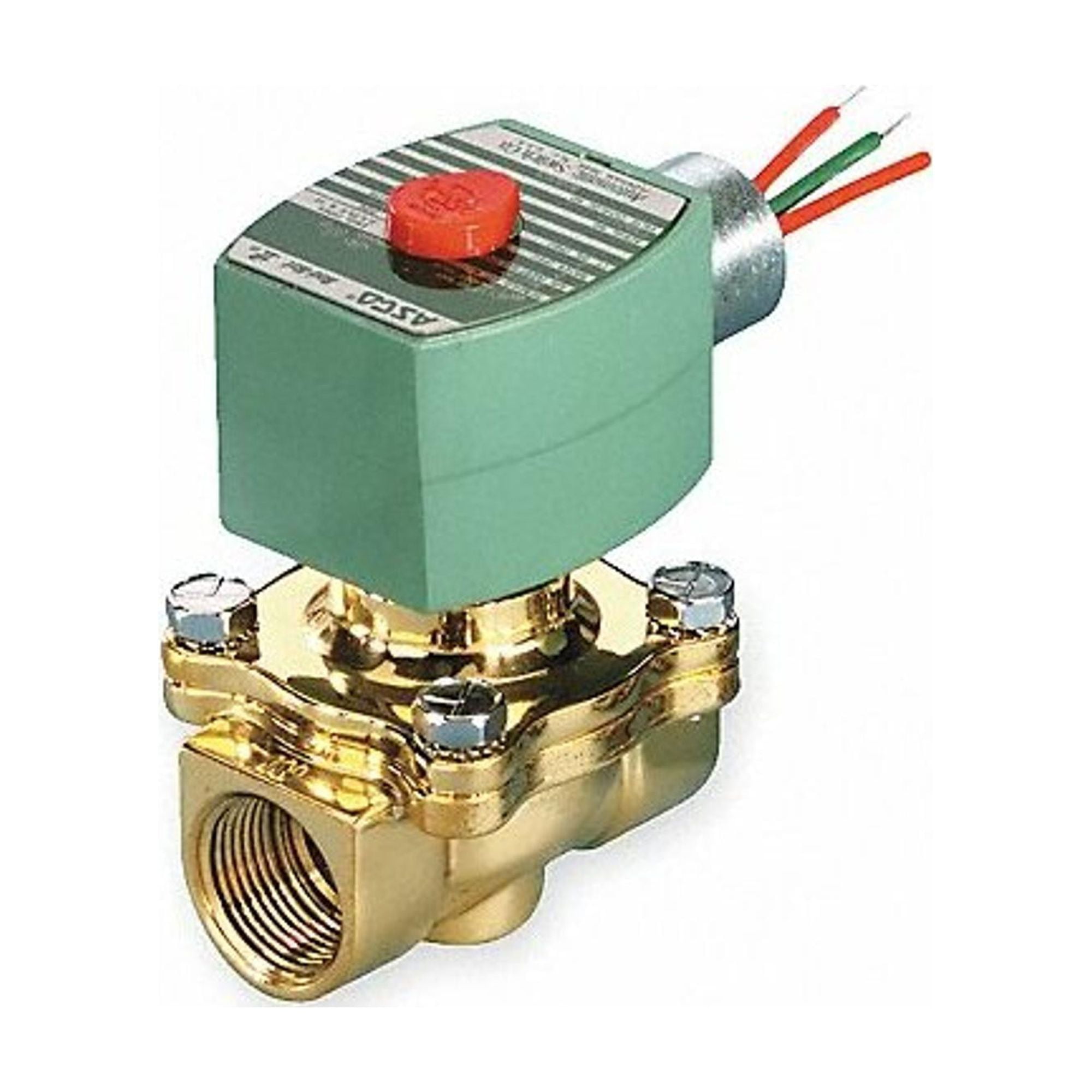 Redhat Solenoid Valve,Brass,NC,Air,Inert Gas 8030G043 - Walmart.com