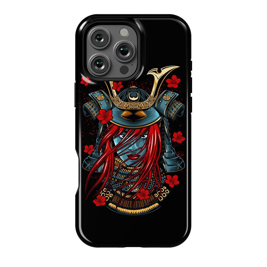 Redhead Samurai Girl For iPhone 11 to 17 Pro Max Compatible Phone Case ...